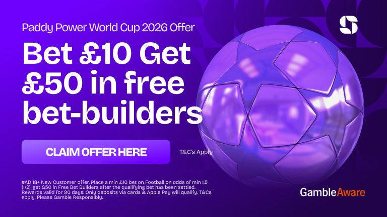 Paddy Power World Cup Offer 2026: Bet £10 Get £50 Free Bets