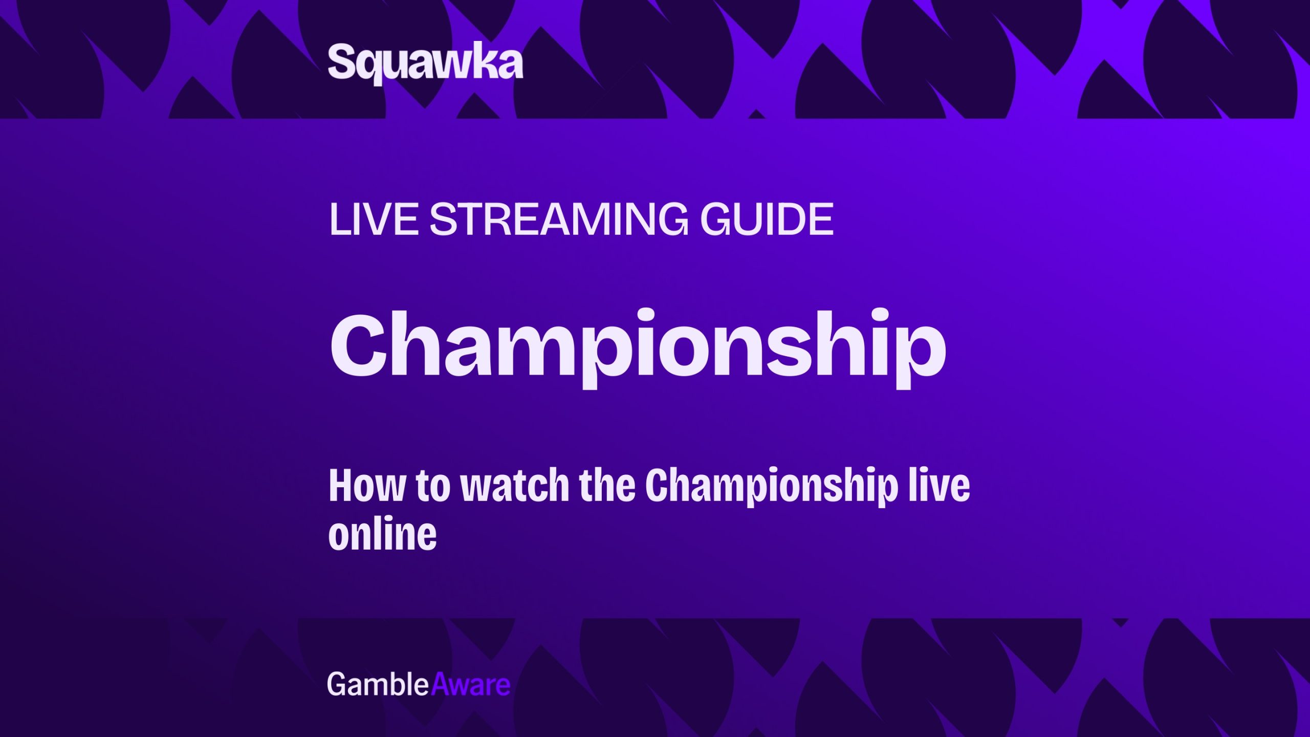 Championship live streaming: How to watch Championship online | Squawka