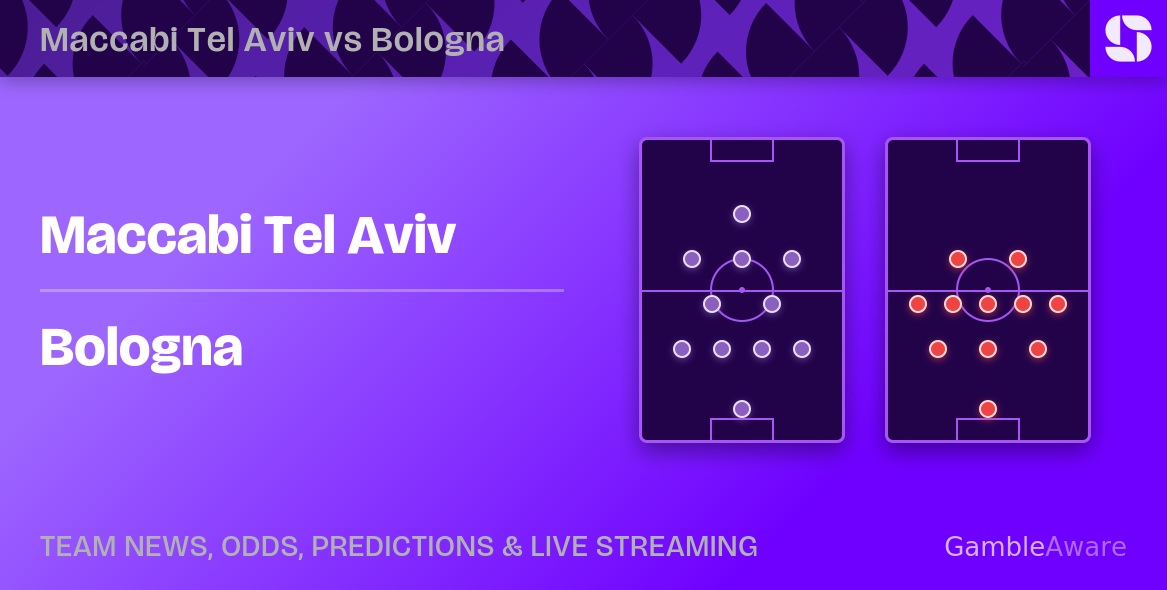 Maccabi Tel Aviv vs Bologna: predictions, stats, tips & odds
