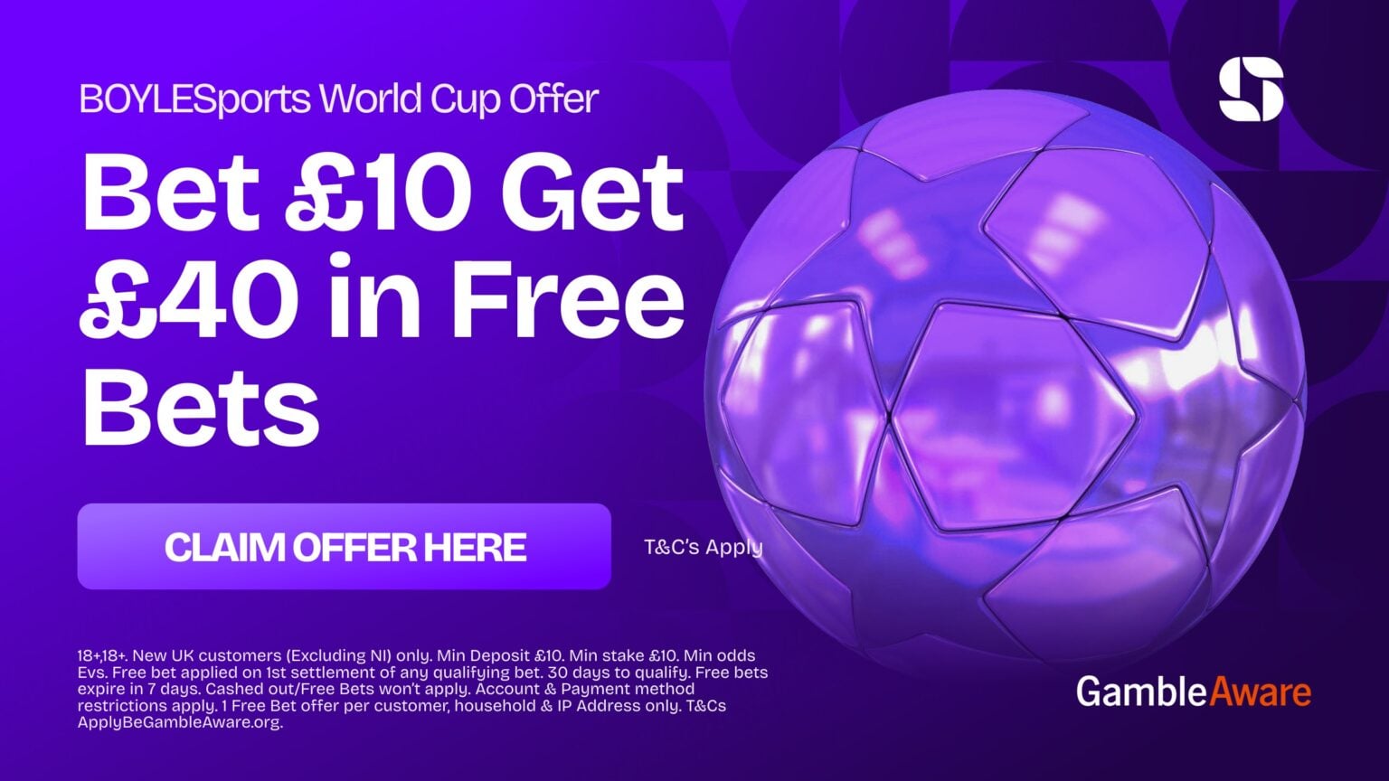 BoyleSports World Cup Offer: Bet £10, Get £40 Free