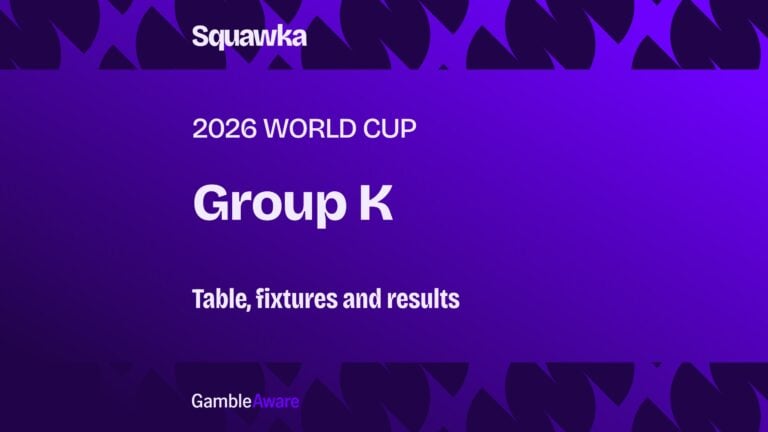 World Cup 2026 Group K table, fixtures & results | Squawka | EN