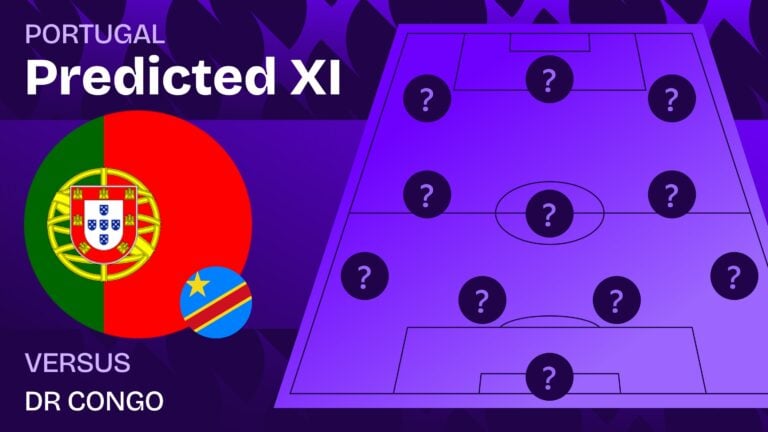 Portugal vs DR Congo team news and predicted lineups | Squawka | EN