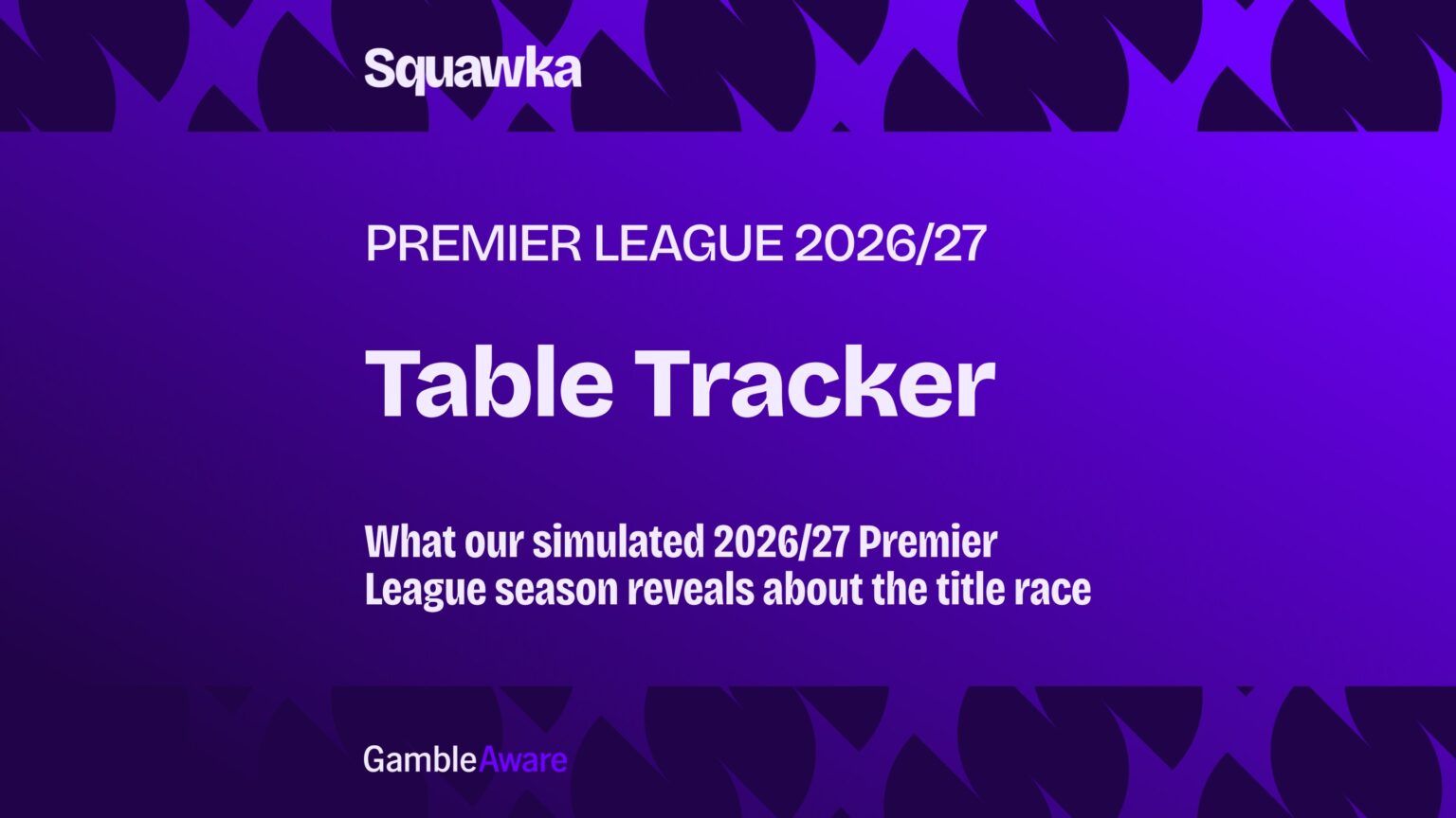 Premier League table tracker: 2026/27 simulated