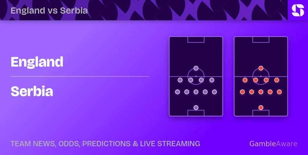 Engeland - Servië: voorspellingen, statistieke, & tips | Squawka NL