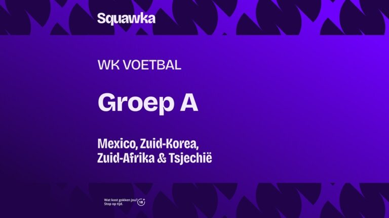 Groep A - WK Voetbal - Schema, wedstrijden, standen en uitslagen