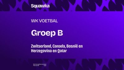 Groep B - WK Voetbal - Schema, wedstrijden, standen en uitslagen