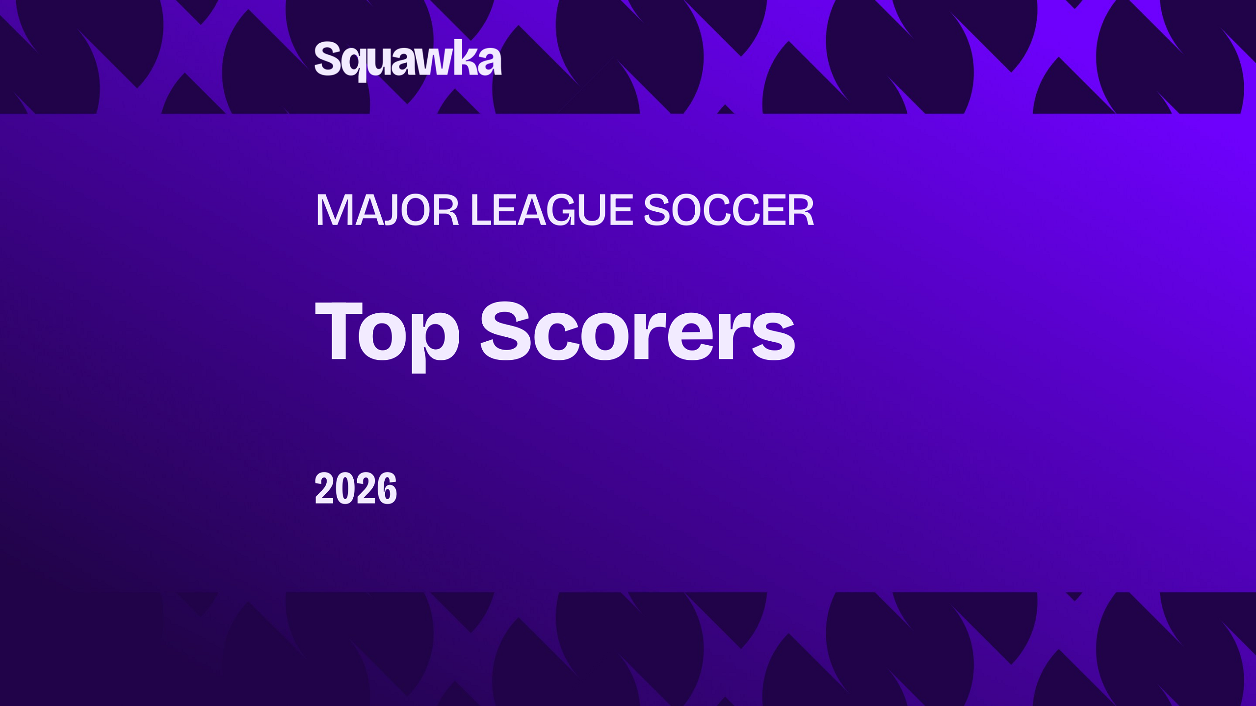 MLS top scorers & goal leaders 2026 | Squawka