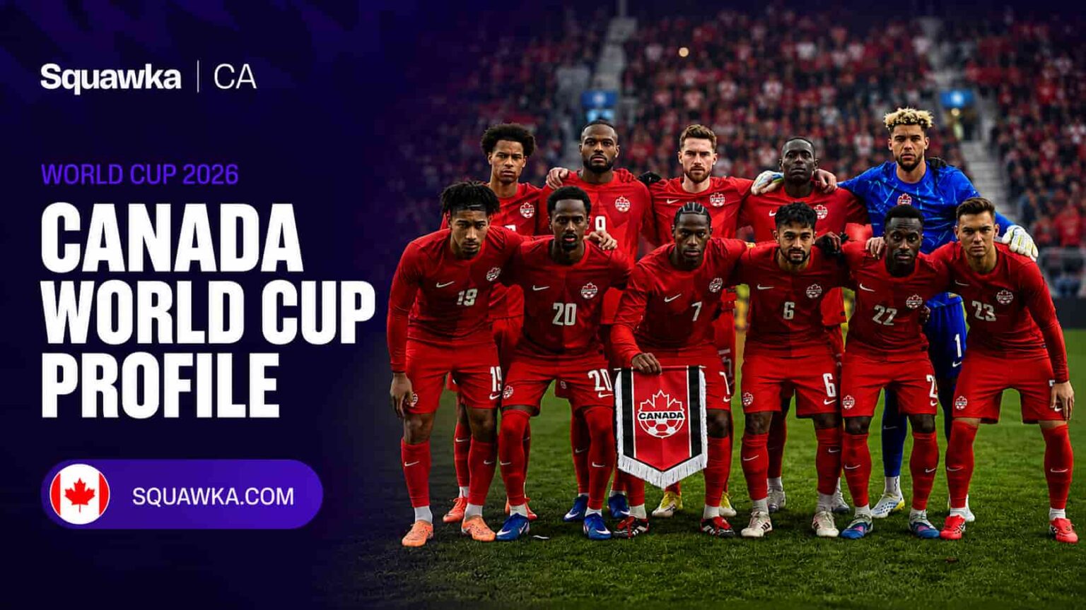 Canada National Football Team: World Cup 2026 Profile | Squawka