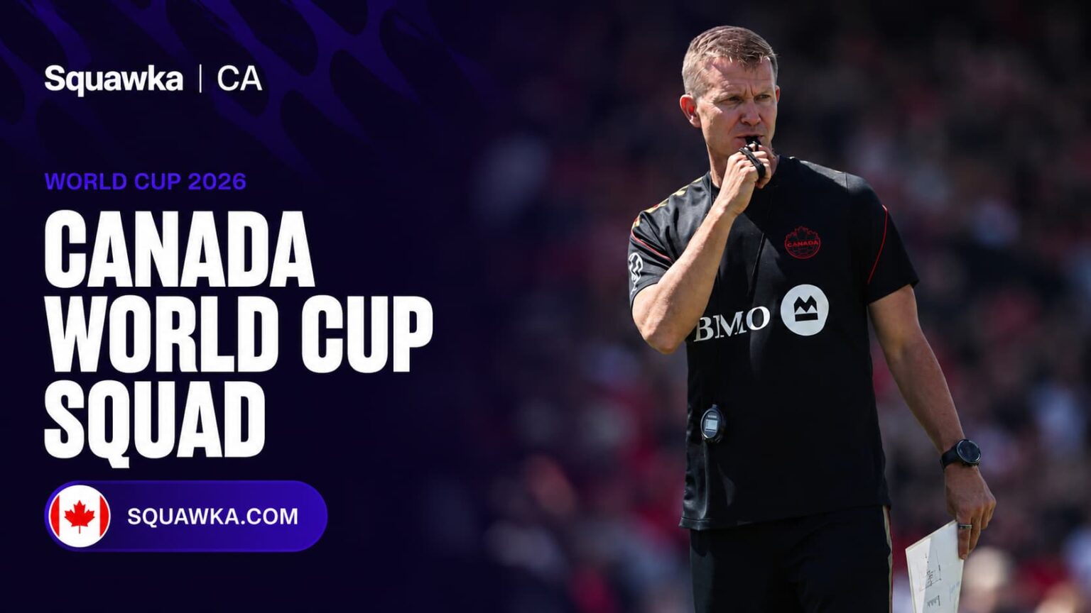 Canada Men's National Soccer Team Players & Squad | Squawka
